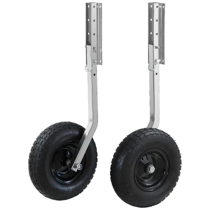 12" Boat Launching Wheels with 500lbs Load Capacity Aluminum Transom L ...