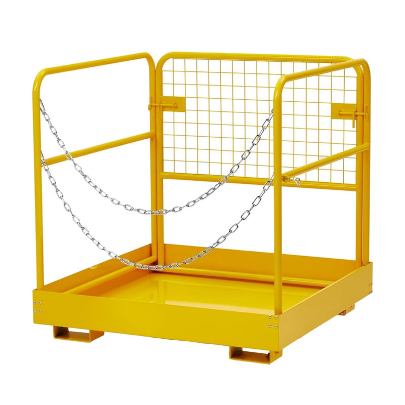 Forklift Safety Cage, Maintenance Platform Outdoor Foldable, Suitable ...