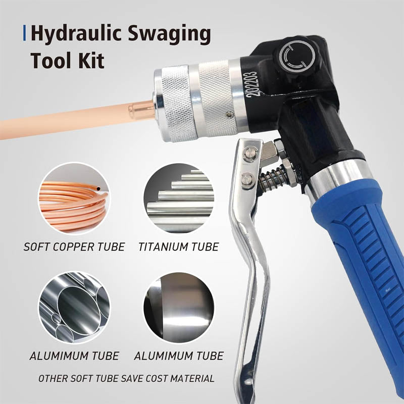 Hydraulic Tube Expander & Expanding Tool Kit Range 3/8" to 11/8" with ...