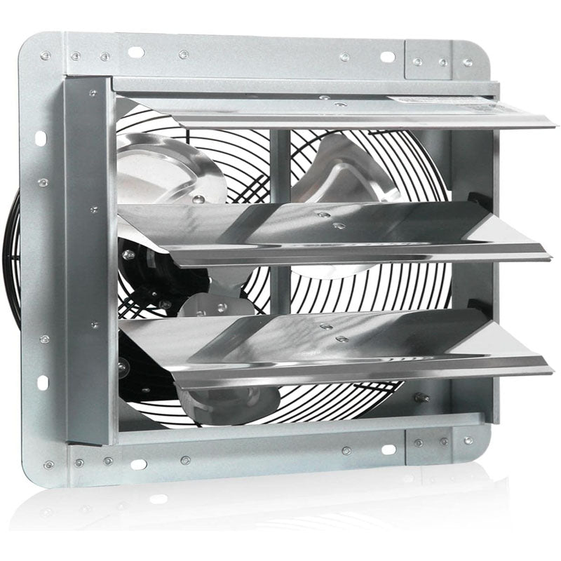 12 Inch Industrial Ventilation Extractor Automatic Aluminum Shutter Hi ...