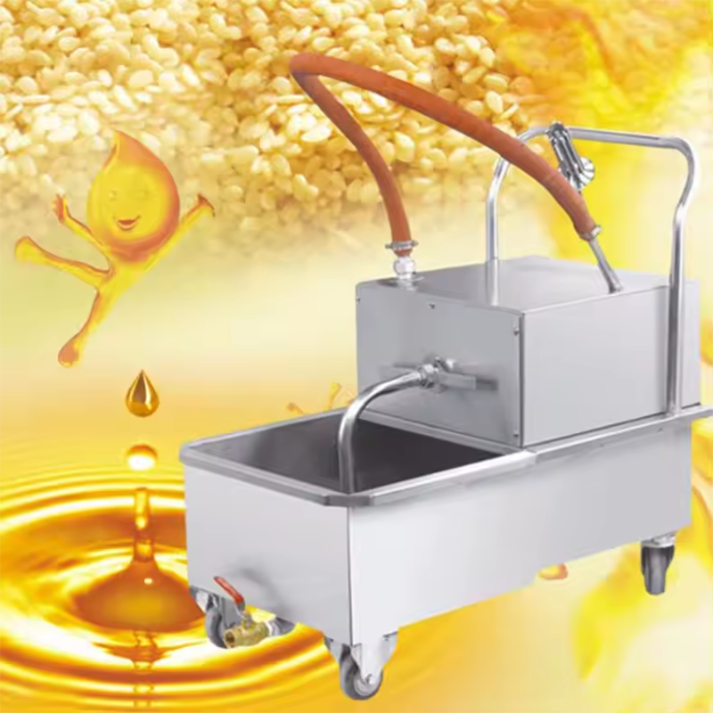 60L Large Capacity Commercial Oil Filter Truck Shortening Oil Filter F ...