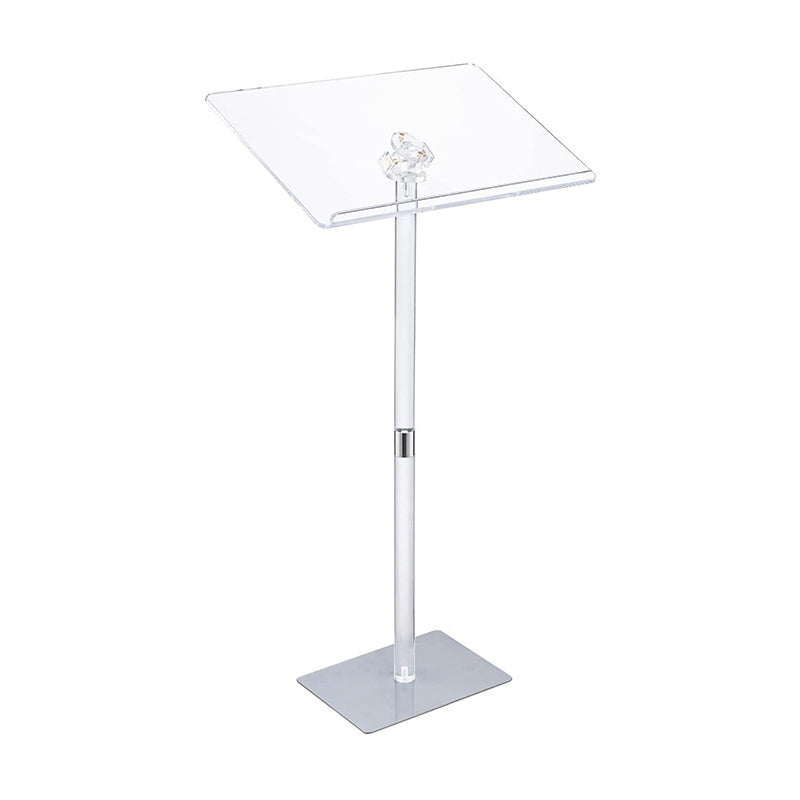 Acrylic Podium Stand Angle Adjustable Modern Lecterns & Pulpits For Cl ...