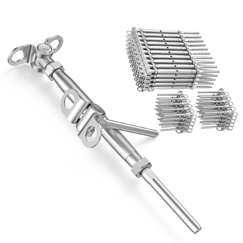 1/8" Cable Railing Hardware,T316 Stainless Steel Adjustable Angle Rail ...