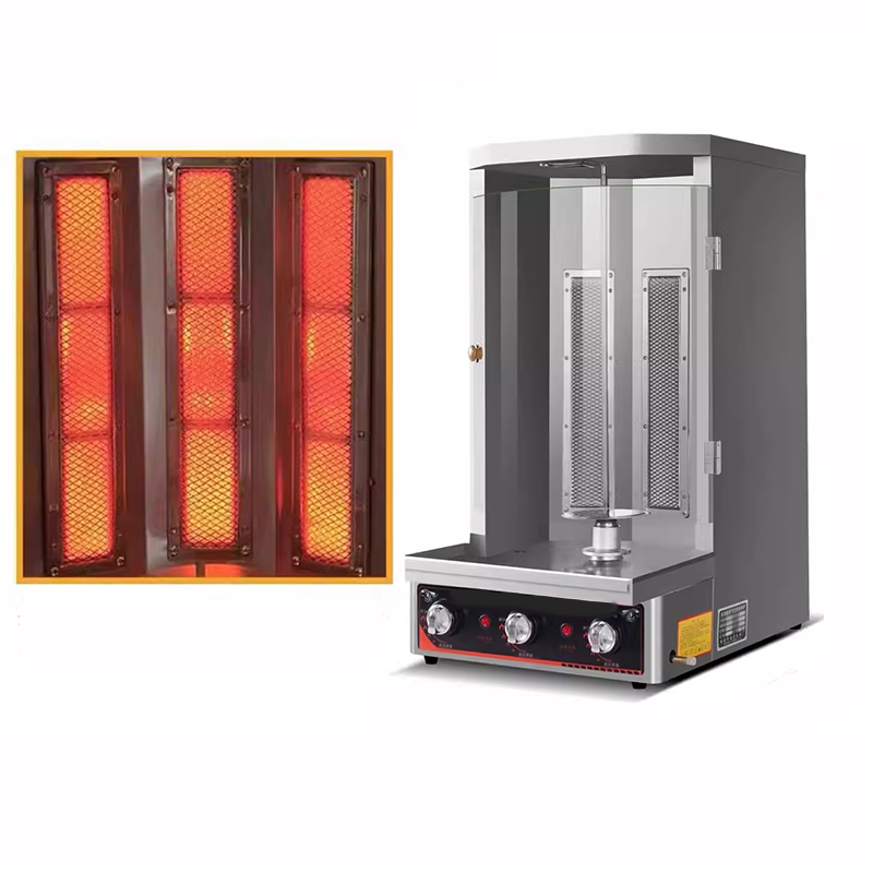 Vertical Rotisserie Gas With Door Ignition Gun Ignition Independent Th ...